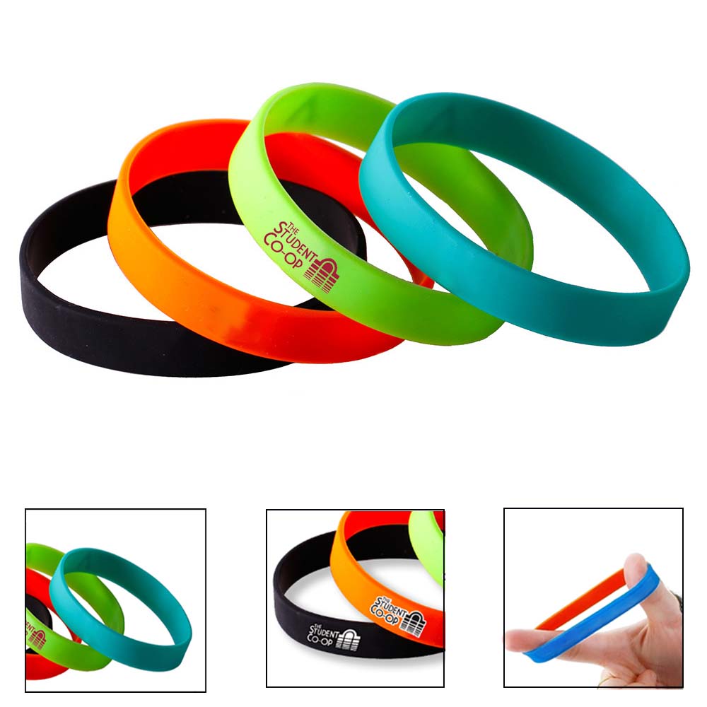 Wholesale Rubber Silicone Bracelets Solid Color,Bracelets