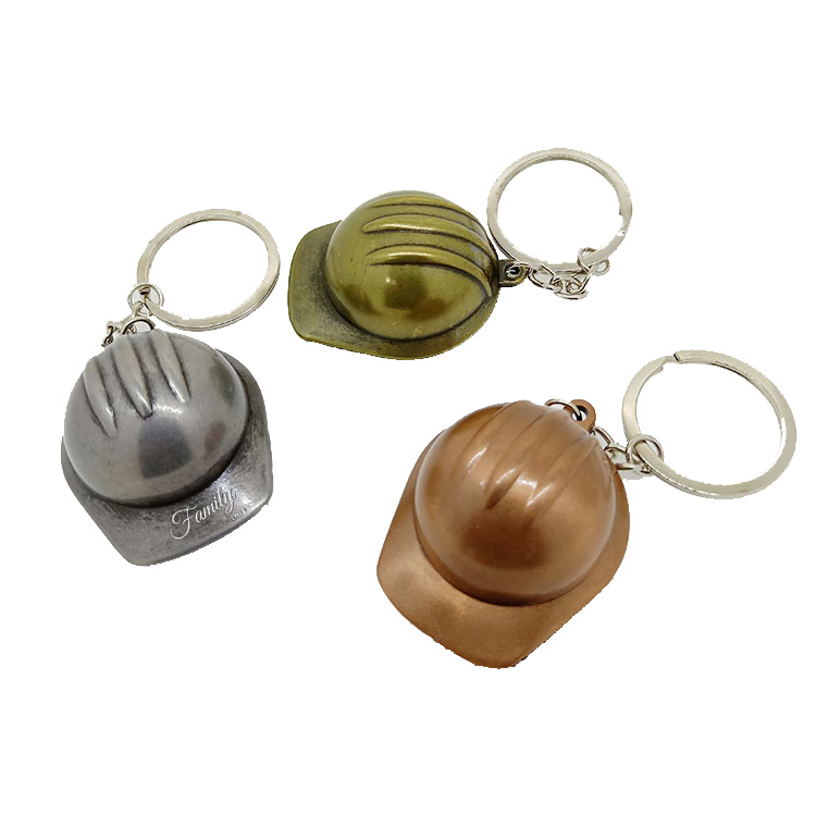 Metal Hard Hat Keychain,Keychain