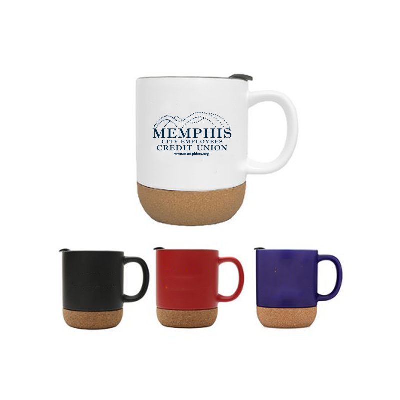 Ceramic Mug With Cork Bottom,Drinkware