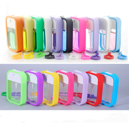Portable Hand Sanitizer Spray With Silicone Sleeve,Health & Protection