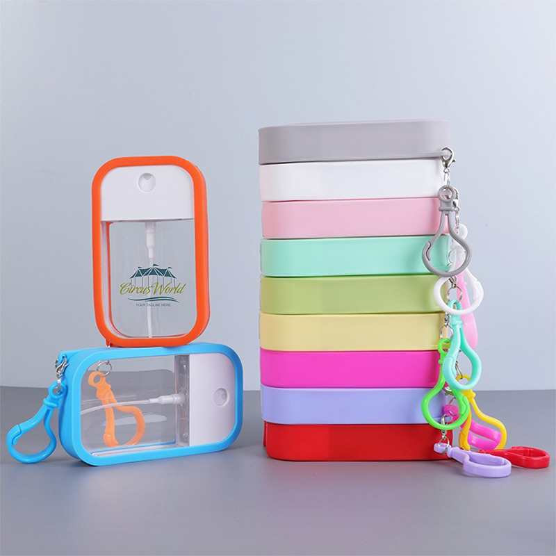 Portable Hand Sanitizer Spray With Silicone Sleeve,Health & Protection