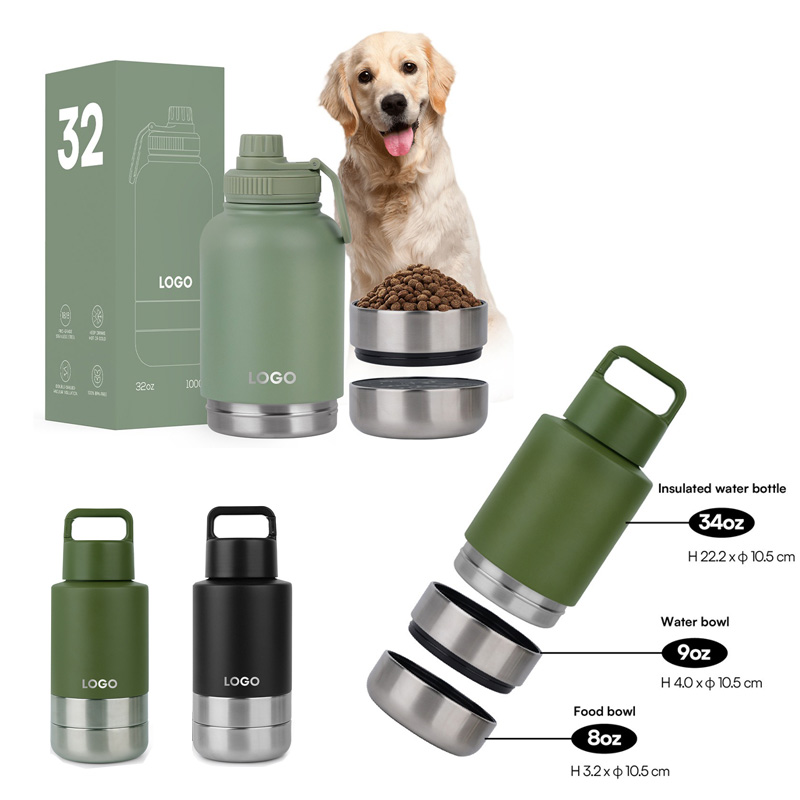 32oz Handle Three Layer Cup Body Insulated Tumbler,Drinkware