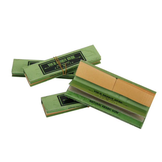 Custom Rolling Papers With With Tips With Elastic Enclosure