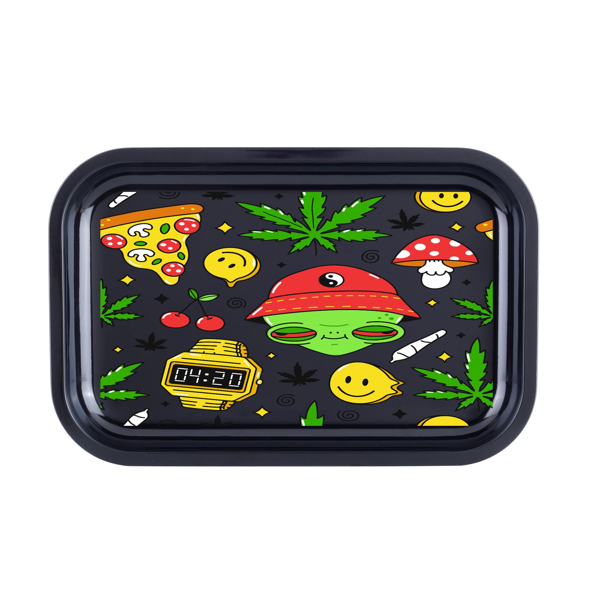 Custom Large Size Rolling Tin Tray With Free Shipping