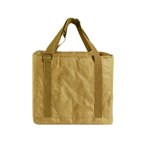 Custom Dupont paper washed kraft paper insulated bag