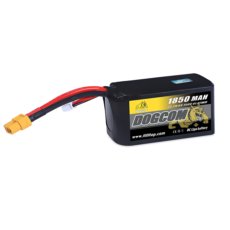 DOGCOM battery 1850mAh 6S 22.2V 150C