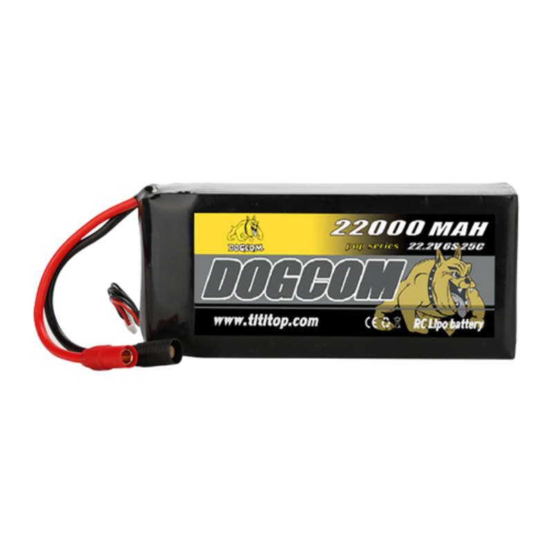 DOGCOM 22000mAh 6S 22.2V 25C UAV drone Lipo battery