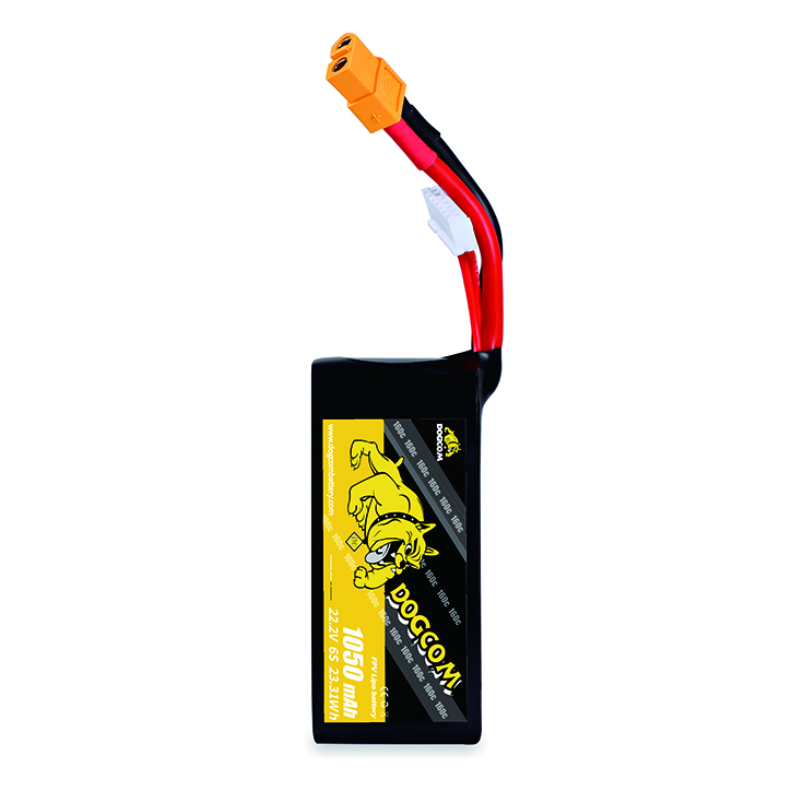 DOGCOM 1050mAh 160C 6S 22.2V FPV battery