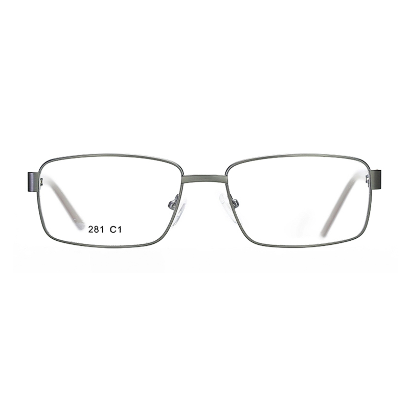 Metal Square Eyeglasses Small Optical Frame Male Ultralight Myopia ...