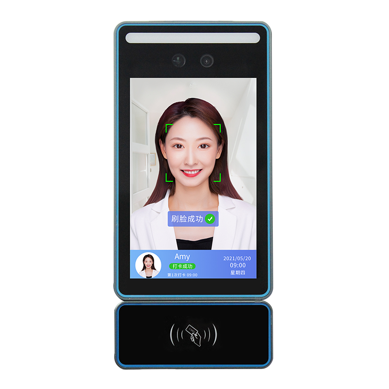 High-End 8inch Long Distance Live Face Recognition Access Control Terminal
