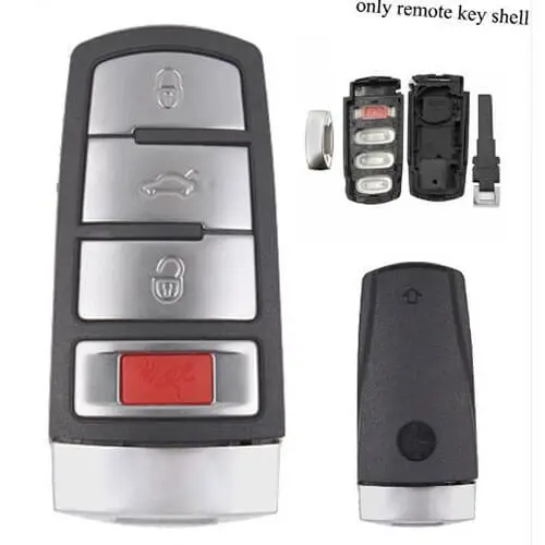VW Smart Remote Shell for Magotan Passat CC Car Key Fob 4 Button,Car ...