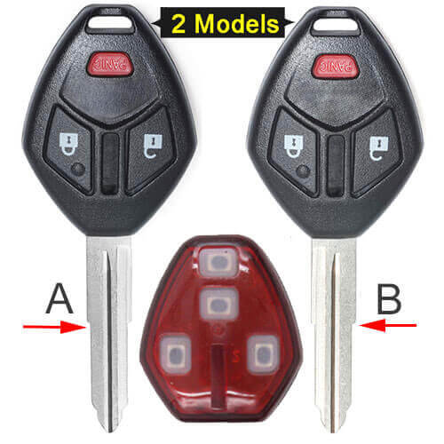Mitsubish*i Eclipse Galant Remote Key 313.8MHz 3 Buttons Fob -OUCG8D ...