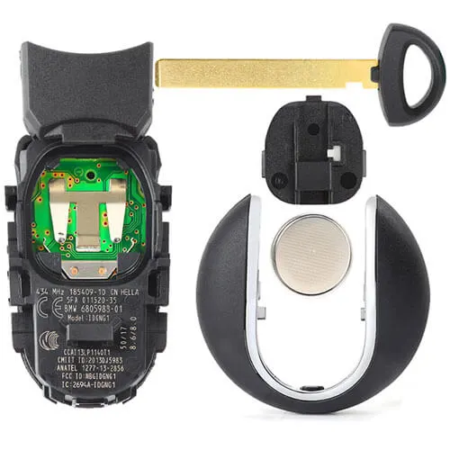 2015-2018 BMW Mini Cooper Smart Remote Key 315MHz/ 434MHz 4 Button Fob ...