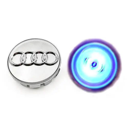 2018 AUDI A4 A5 Q7 LED Floating Wheel Hub Caps Plug and Play Waterproof ...
