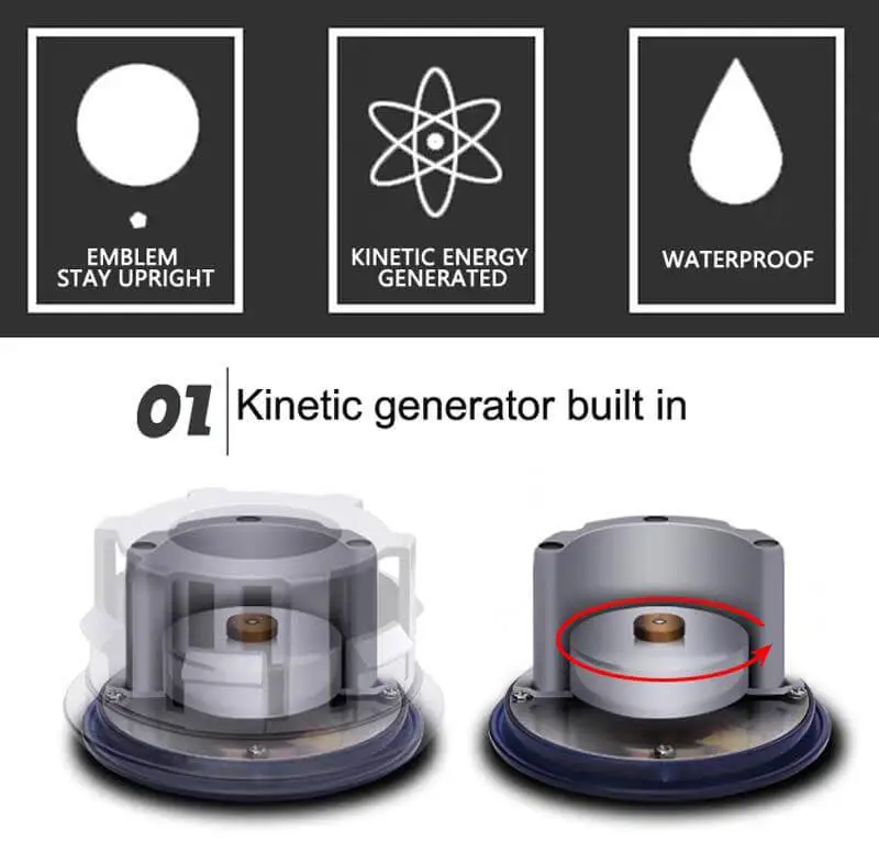 Mini Cooper LED Floating Car Wheel Hub Caps Plug and Play Waterproof ...