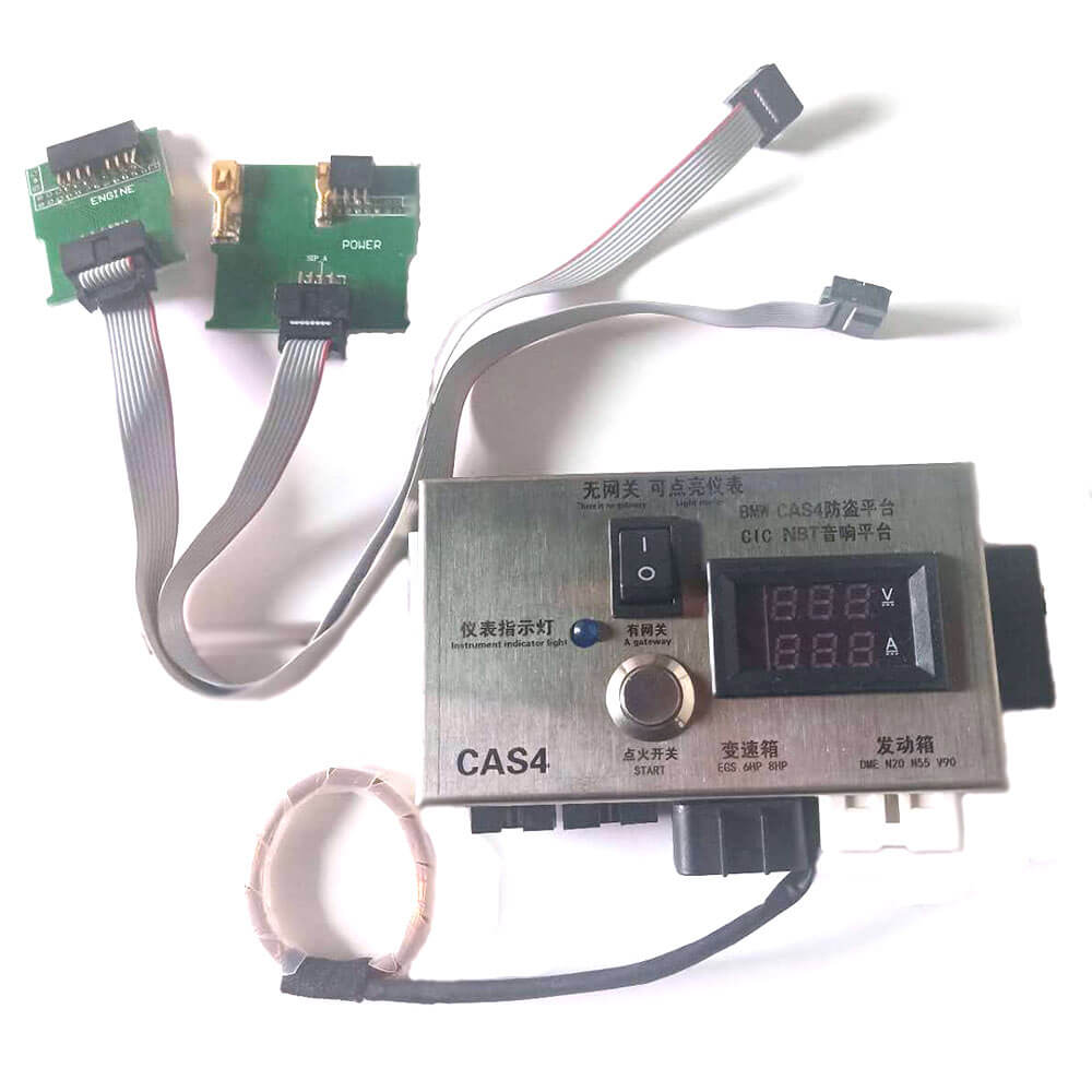 BMW CAS4 1L15Y 5M48H Test Platform On Bench Wiring Harness with LCD,