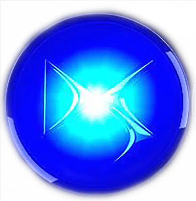 59MM DS Badge LED Floating Car Wheel Hub Caps Plug and Play Waterproof ...