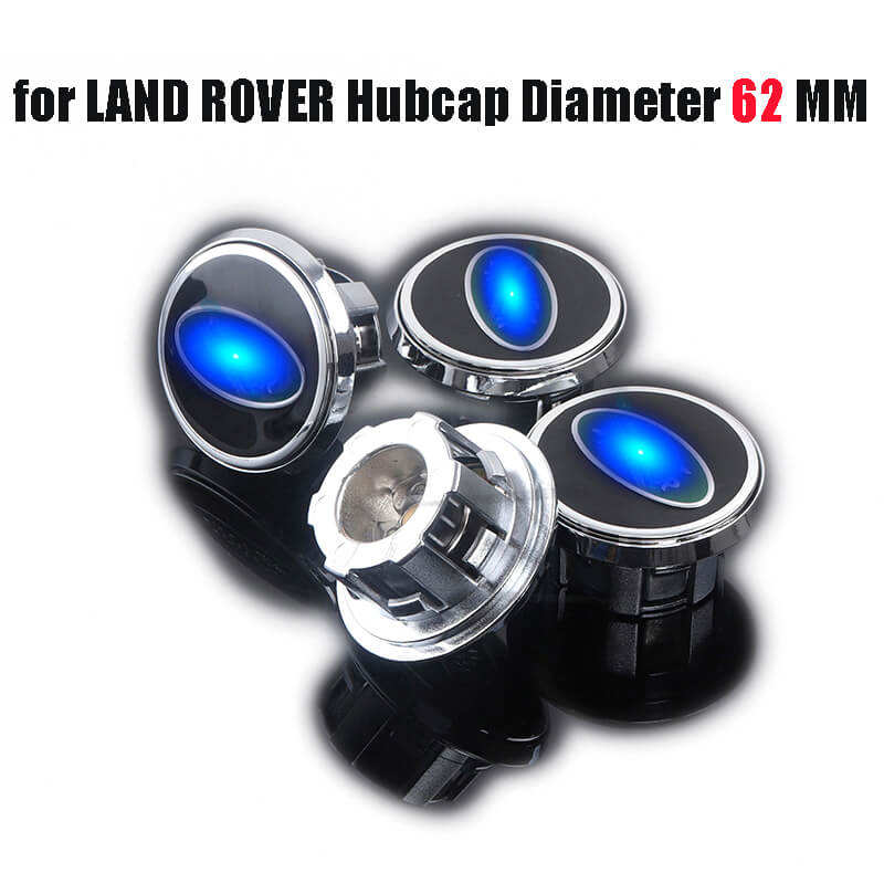 62MM Landrover Waterproof Led Floating Wheel Center HubCaps with Logo ...