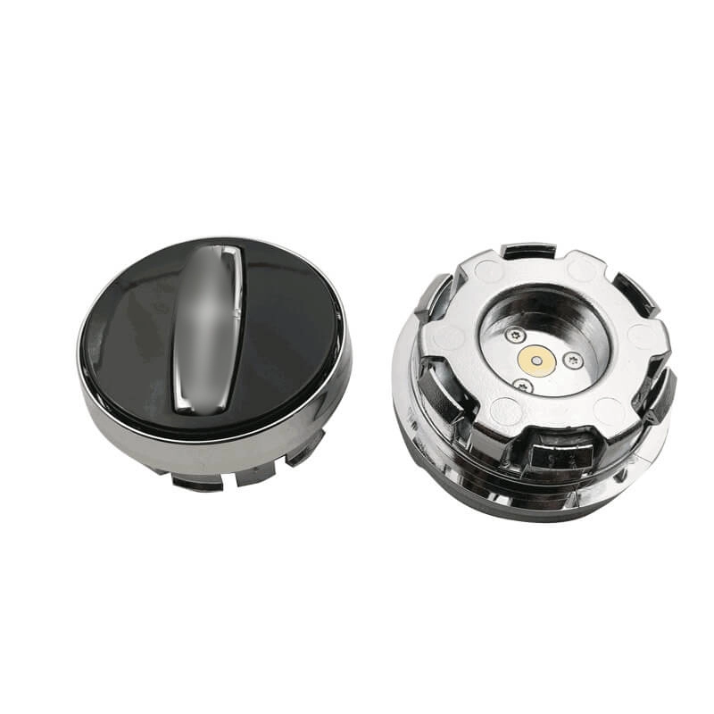 54MM Led Car Wheel Cap Floating Wheel Center Logo Waterproof Blue Light ...