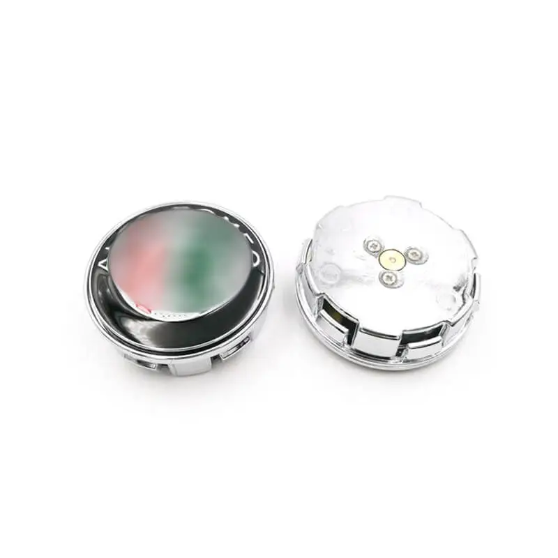 60mm Alfa Romeo156 147 LED Floating Car Wheel Center Caps Plug and Play ...