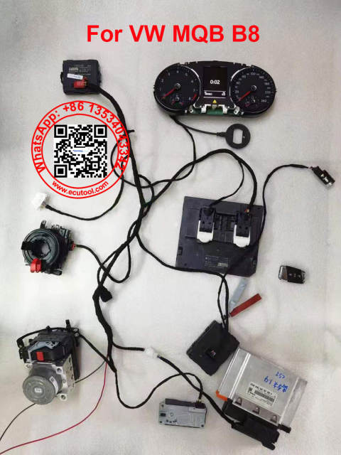 VAG MQB Test Platform with Adatpers for Key Coil ABS ECM BCM J519 J527 ...