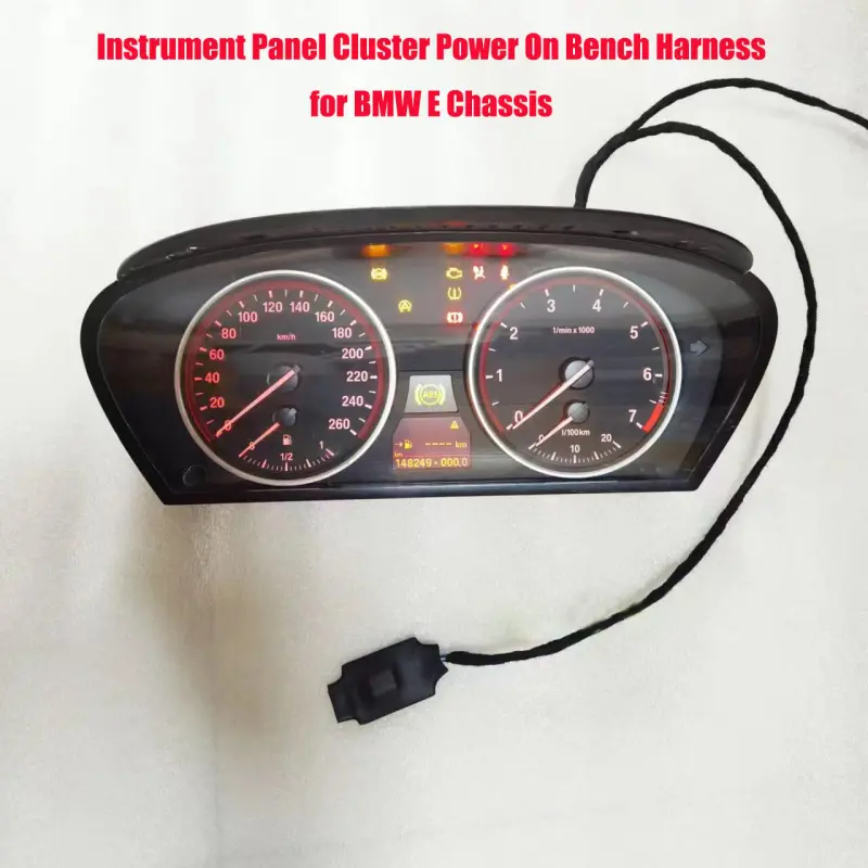 Car Instrument Panel Cluster Power On Startup Test Bench Harness for ...