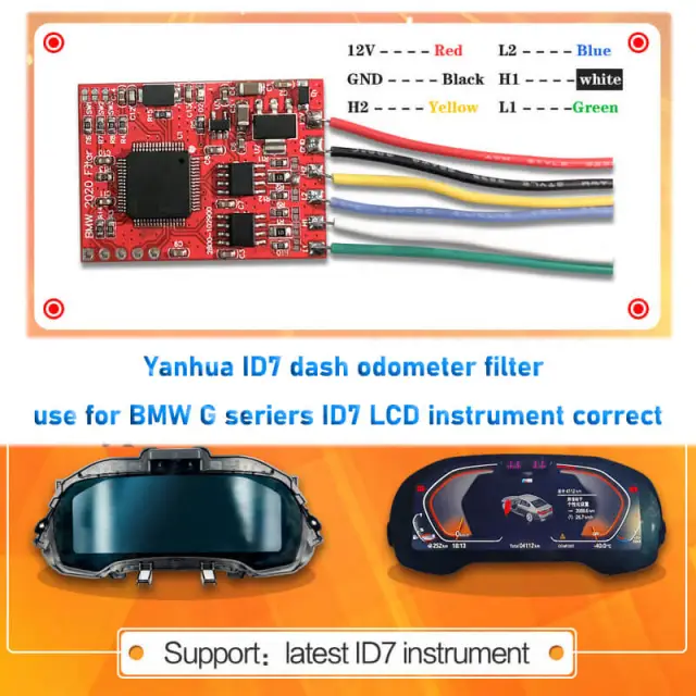 Yanhua BMW Can Filter ID7 Dash Odometer Correct Filter for BMW G ...