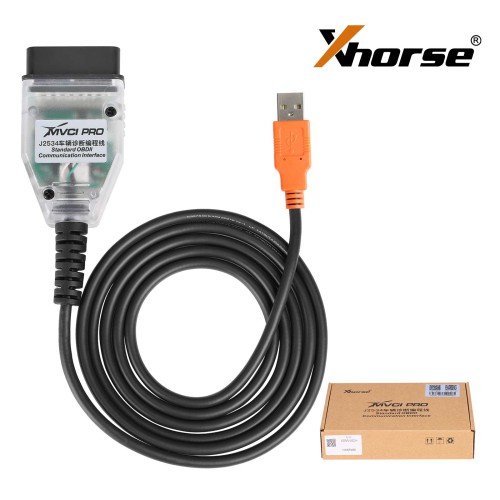 Xhorse MVCI PRO J2534 Vehicle Diagnostic Programming Cable for ODIS/ Ford Mazda IDS/ HDS/ TIS ...