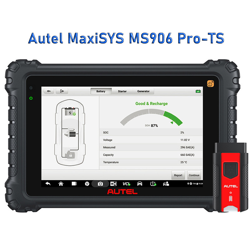 Autel MaxiSYS MS906 Pro-TS - OBDII Bi-Directional Diagnostic Scanner and TPMS Service Tool with ...