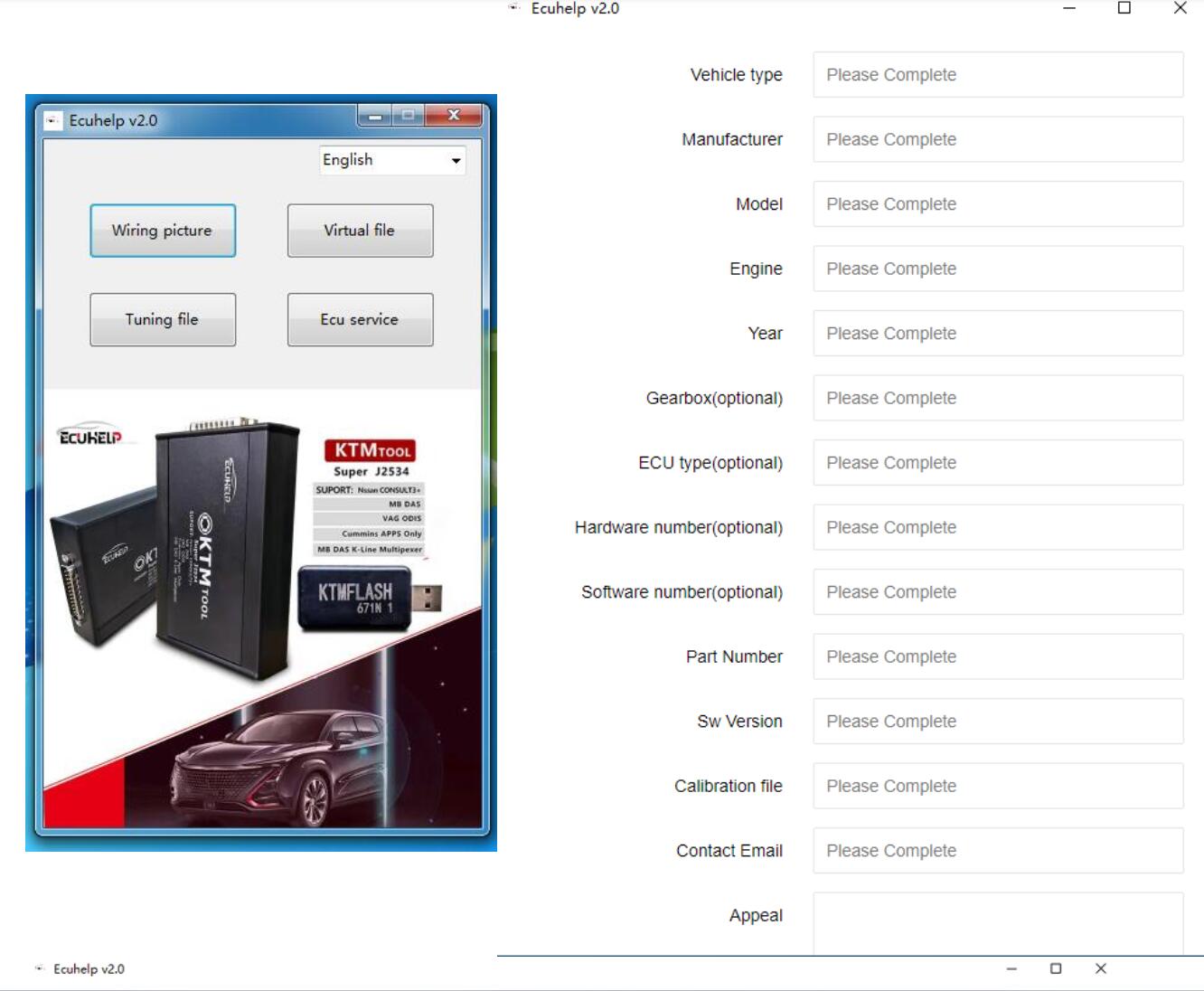ECU Bench Tool Full Version with AMT Offline Software & License MD1 MG1 ...