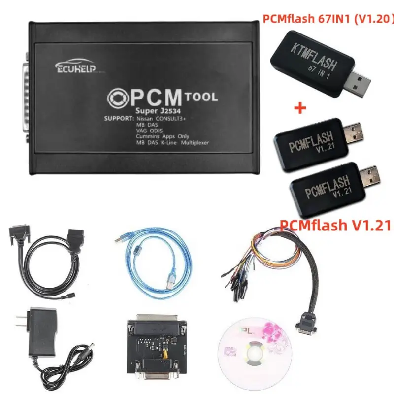PCMTool ECU Programmer Super J2534 Tool KTMFlash 67-in-1 PCMflash V1.20 V1.21 Offline Version