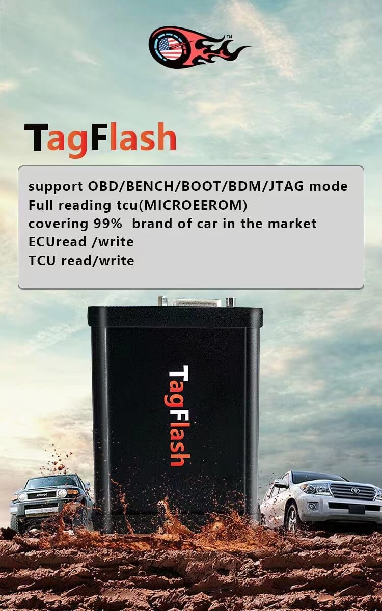 Full Version Tagflash ECU Flash Programmer Replace KT200 For Car Truck ...