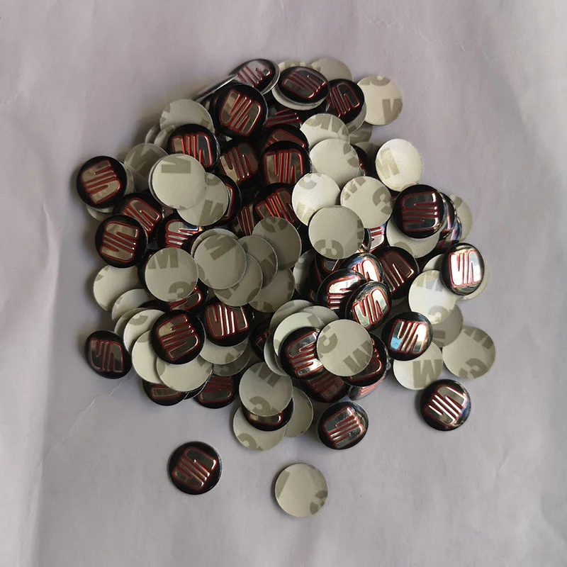 14MM Seat Car Key Metal Emblem Logo Sticker for B5 Flip Remote Fob 2005 ...