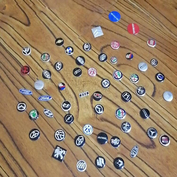 Wholesale Various Car Key Remote Fob Metal Emblem Logo Sticker Badge