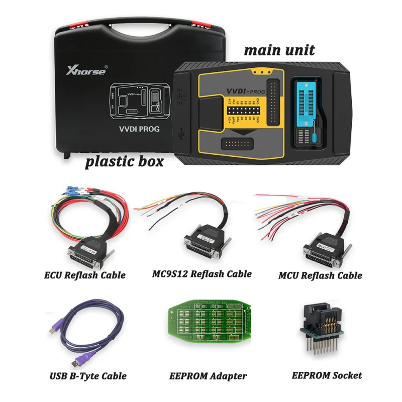 Conector and Addapters for Xhorse VVDI Prog ECU Programmer