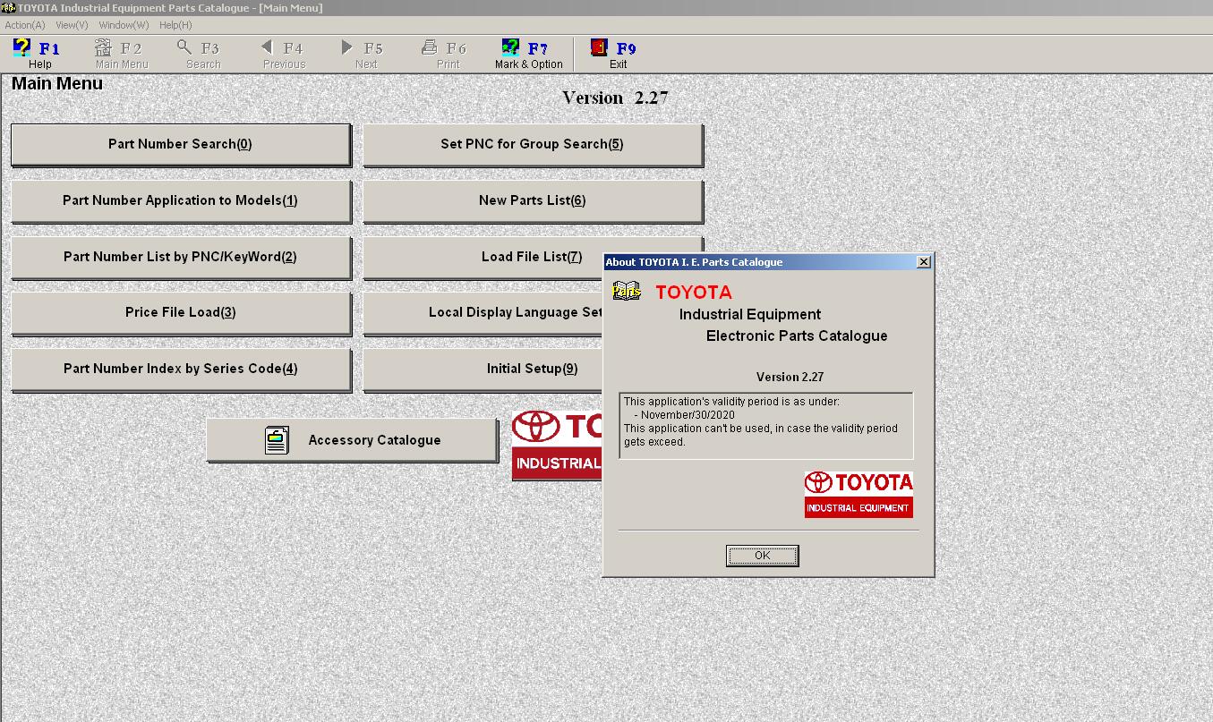 05.2020 Toyota Industrial Equipment EPC 2.27 Software Download ...
