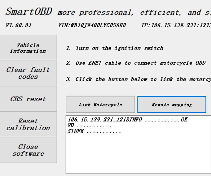 SmartOBD BMW Motorcycle Maintenance Software Works with BMW ENET Programming Cable