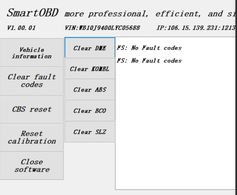 SmartOBD BMW Motorcycle Maintenance Software Works with BMW ENET Programming Cable