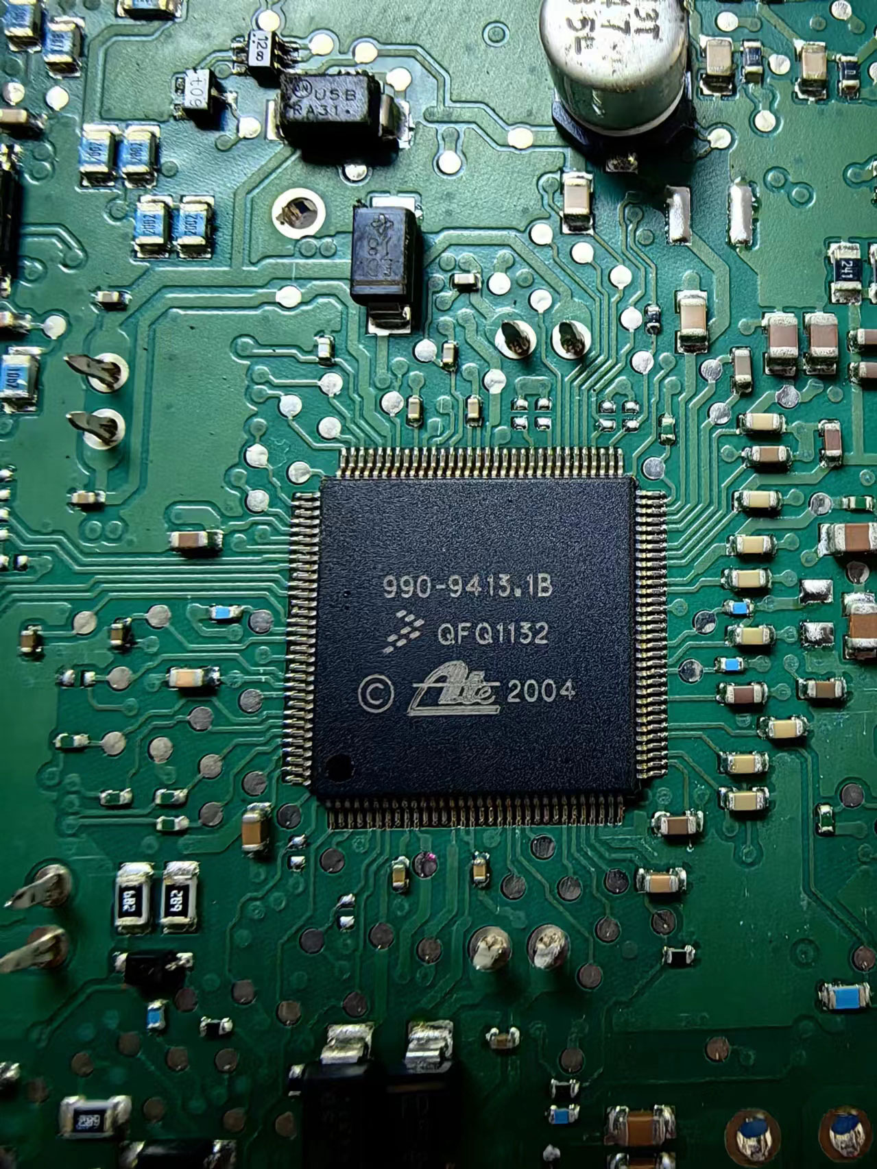 990-9413.1B Car ABS Pump PCB Board & Vulnerable IC Chip