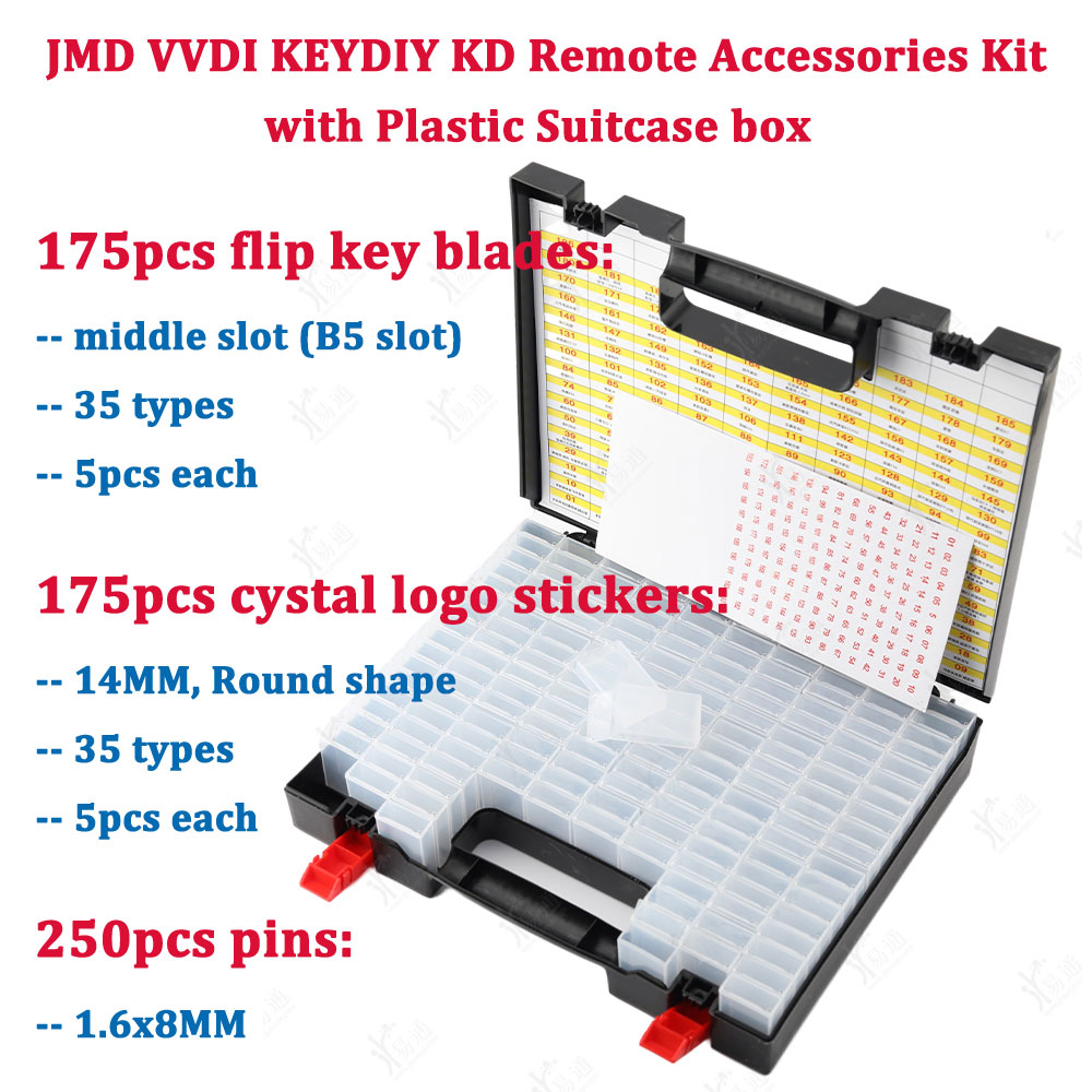 (600pcs) JMD VVDI KEYDIY KD Remote Accessories Kit -175pcs Car Key ...