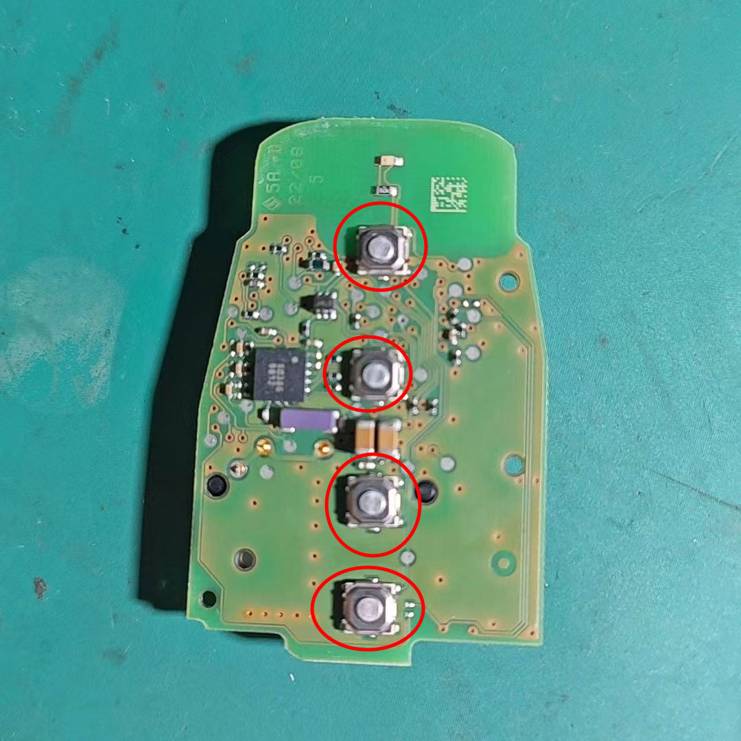 SMD Micro Switch for Audi Q5 754C 754G 754J Smart Key Remote PCB Repair