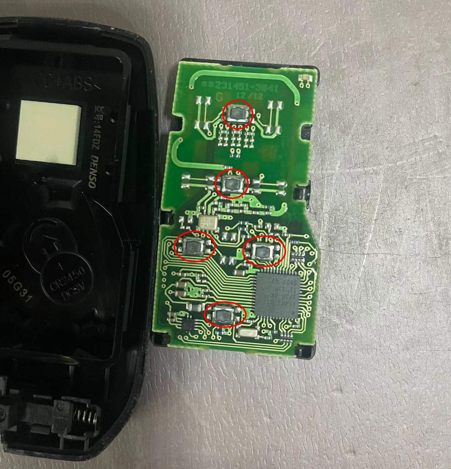 SMD Micro Switch for Toyota Sienna Smart Key Remote PCB Repair