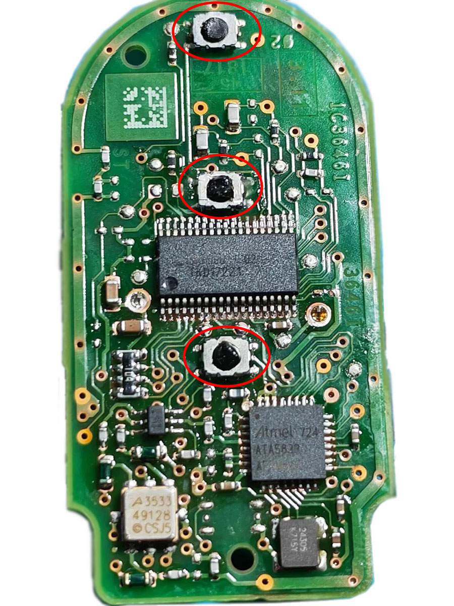 SMD Micro Switch for BMW G Chassis FEM BDC Smart Key Remote PCB Repair