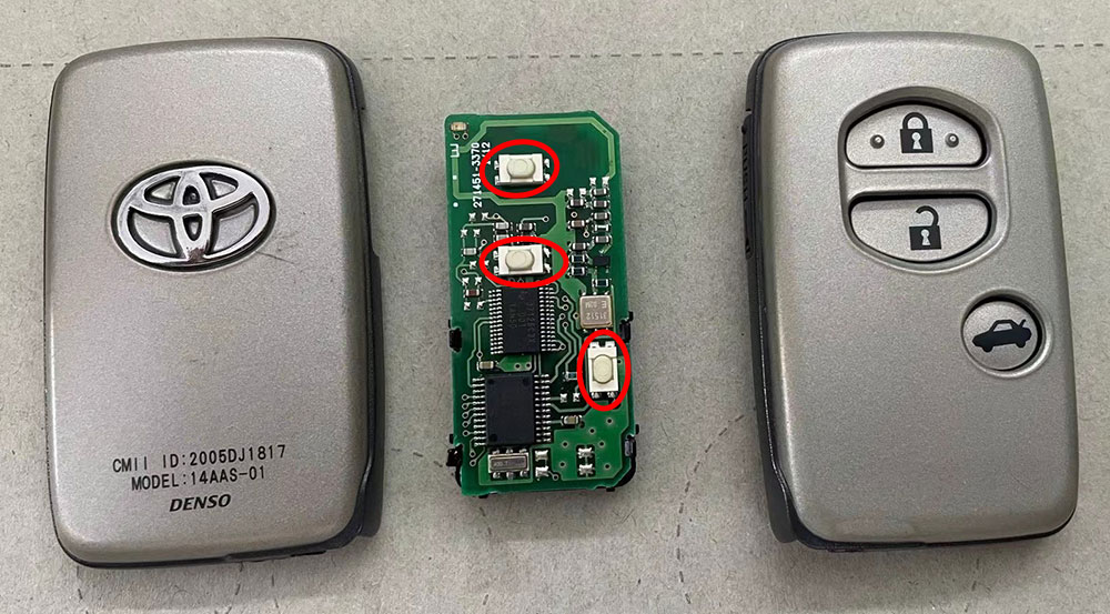 SMD Micro Switch for Toyota Smart Key Remote PCB Repair