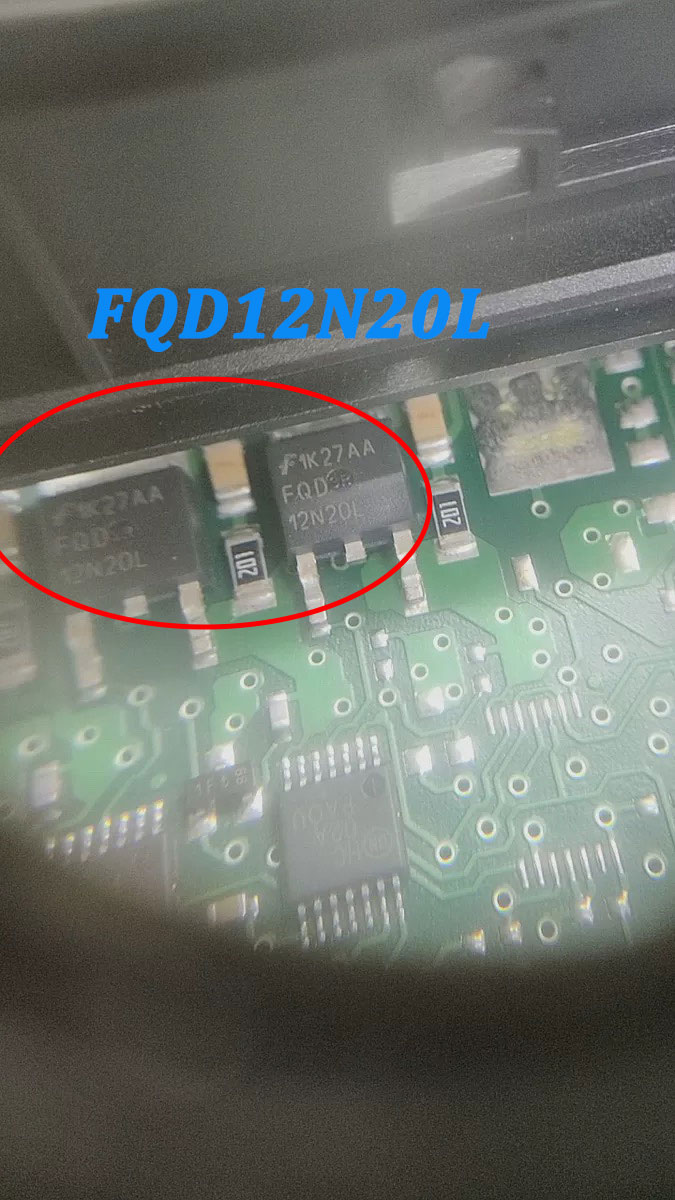 4pcs FQD12N20L FET Chip for Audi Q5 A4L J393 Module Repair
