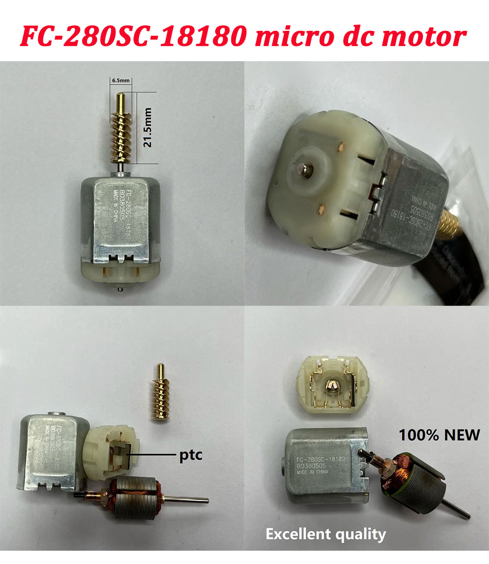 FC-280SC-18180 Micro Motor DC 12V for Renault S.A / Nissan Qashqai Car ...