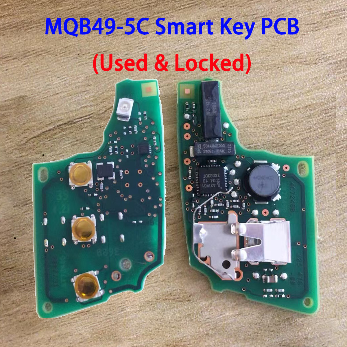 (Used and Locked) PCB Board for Volkswagen VW MQB49 5C Smart Key ...