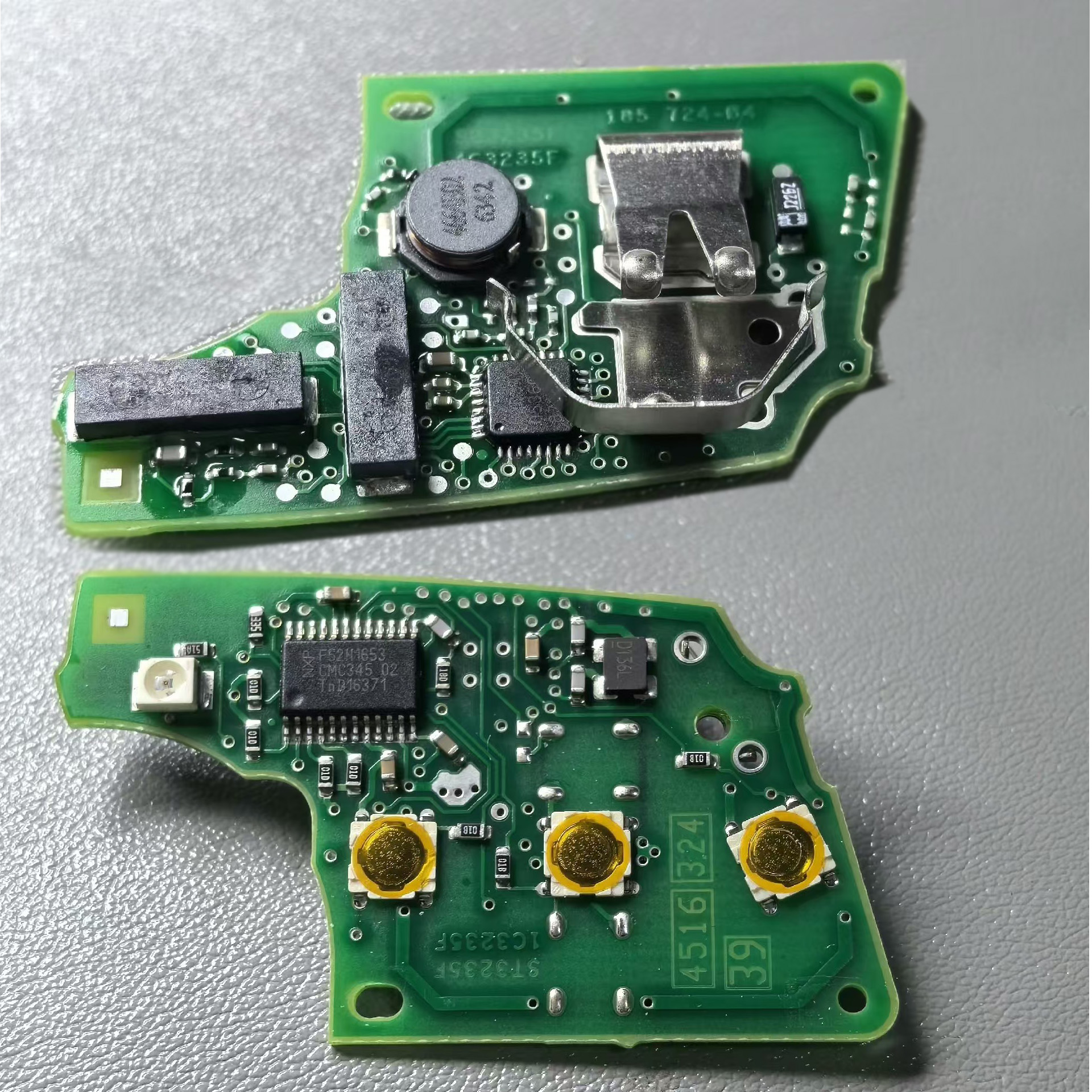 (Used and Locked) PCB Board for Volkswagen VW MQB48 Smart Key Keyless ...