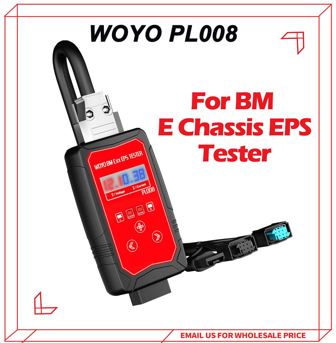 WOYO PL008 BMW EPS Tester for E Series Motor Device Driver On Bench Test