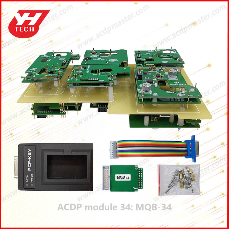 ACDP ACDP2 Module #34 MQB-34 Supports VW RH850 series R7F7xx0x 5A IMMO and 5A/5C Mileage Correction